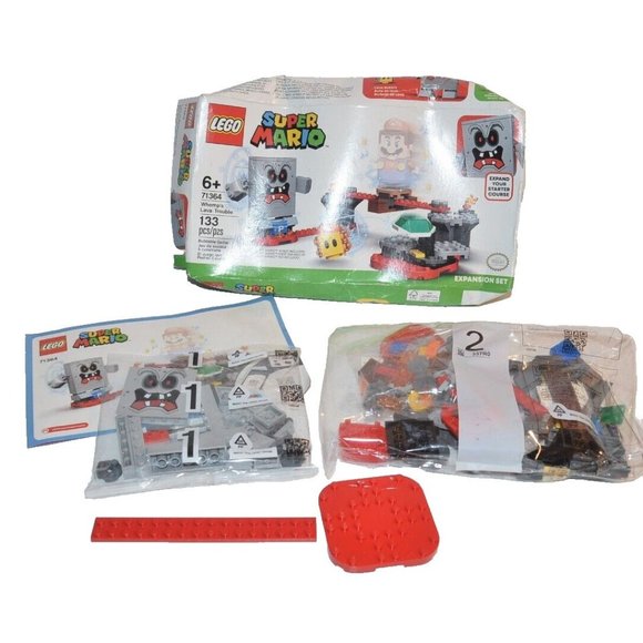 Lego | Toys | Lego Super Mario 7364 Whomps Lava Trouble Nisb Retired ...